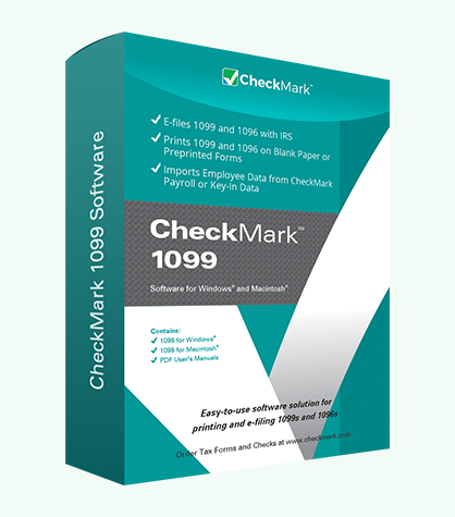 CheckMark 1099 Software - IRS Approved 1099 Print & E-File Software